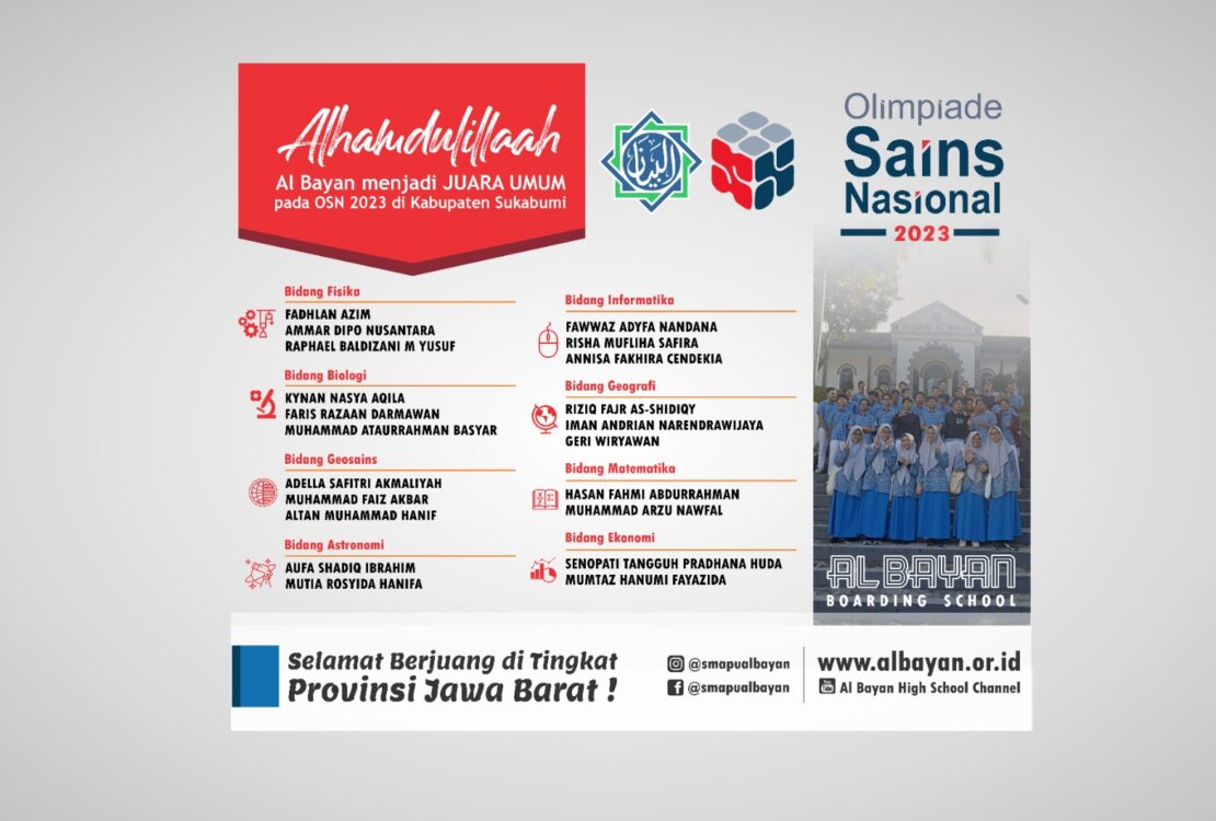 Al Bayan – Islamic Boarding School | Mandiri, Berprestasi, dan ...